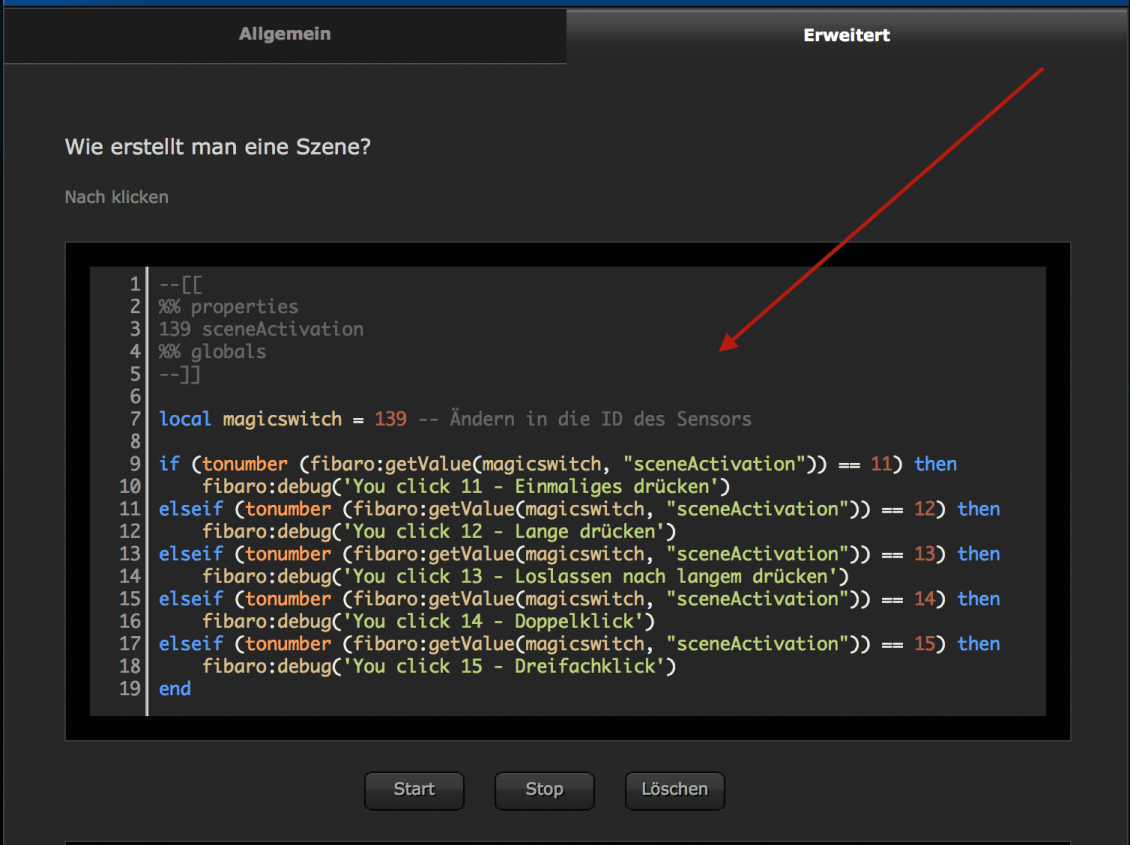 Szenen steuern mit dem Fibaro Tür/Fensterkontakt - so gehts!