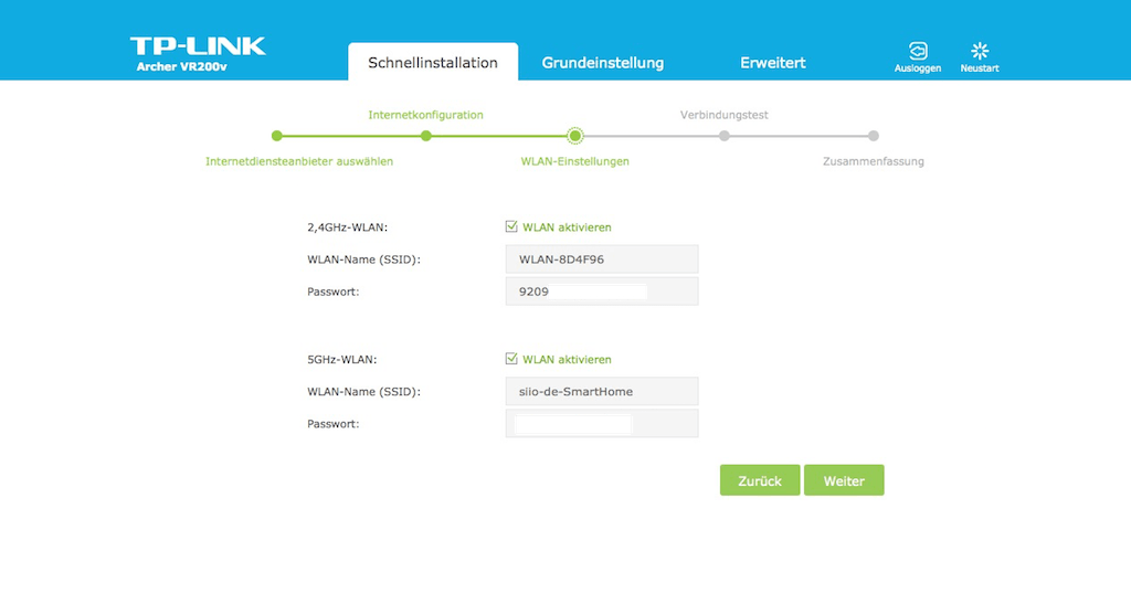 TP-Link VR200V VoIP DECT Router - vs. - FRITZ!Box 7490