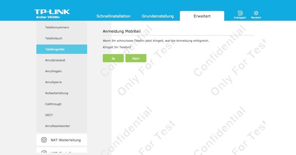 TP-Link VR200V VoIP DECT Router - vs. - FRITZ!Box 7490