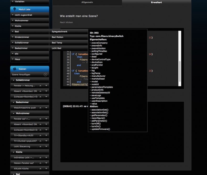 Fibaro Szenenaktivierung: Musik via Lichtschalter steuern
