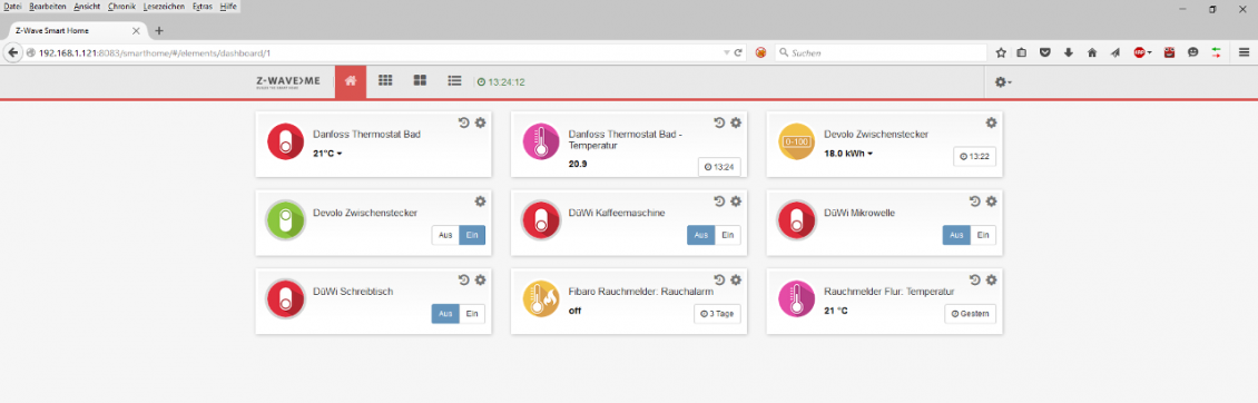 Installation und Eindrücke der Z-Way Smart Home Software