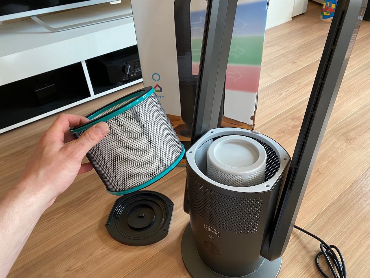 djive ARC Heater - 3 in1 Ventilator, Heizlüfter und Luftreiniger ...